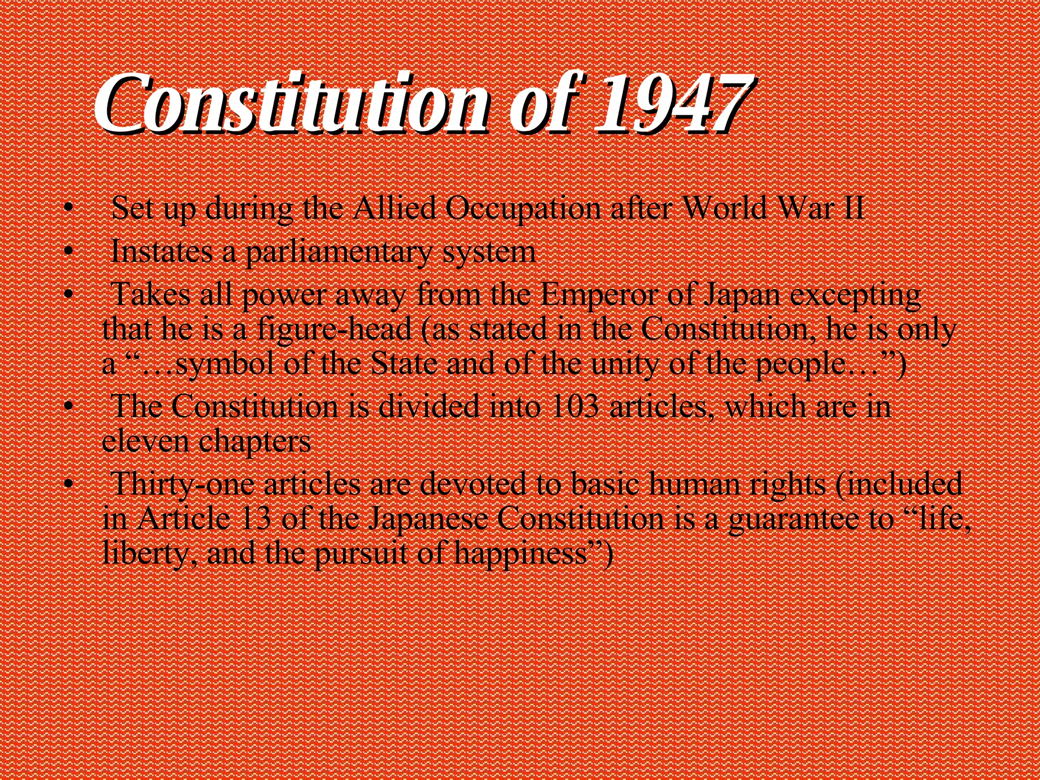 Japanese Government | PPT