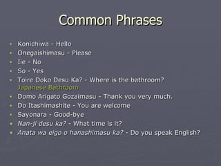 Japanese Language | PPT