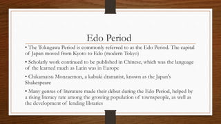 Japanese literature | PPTX