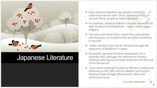 Japanese literature | PPTX