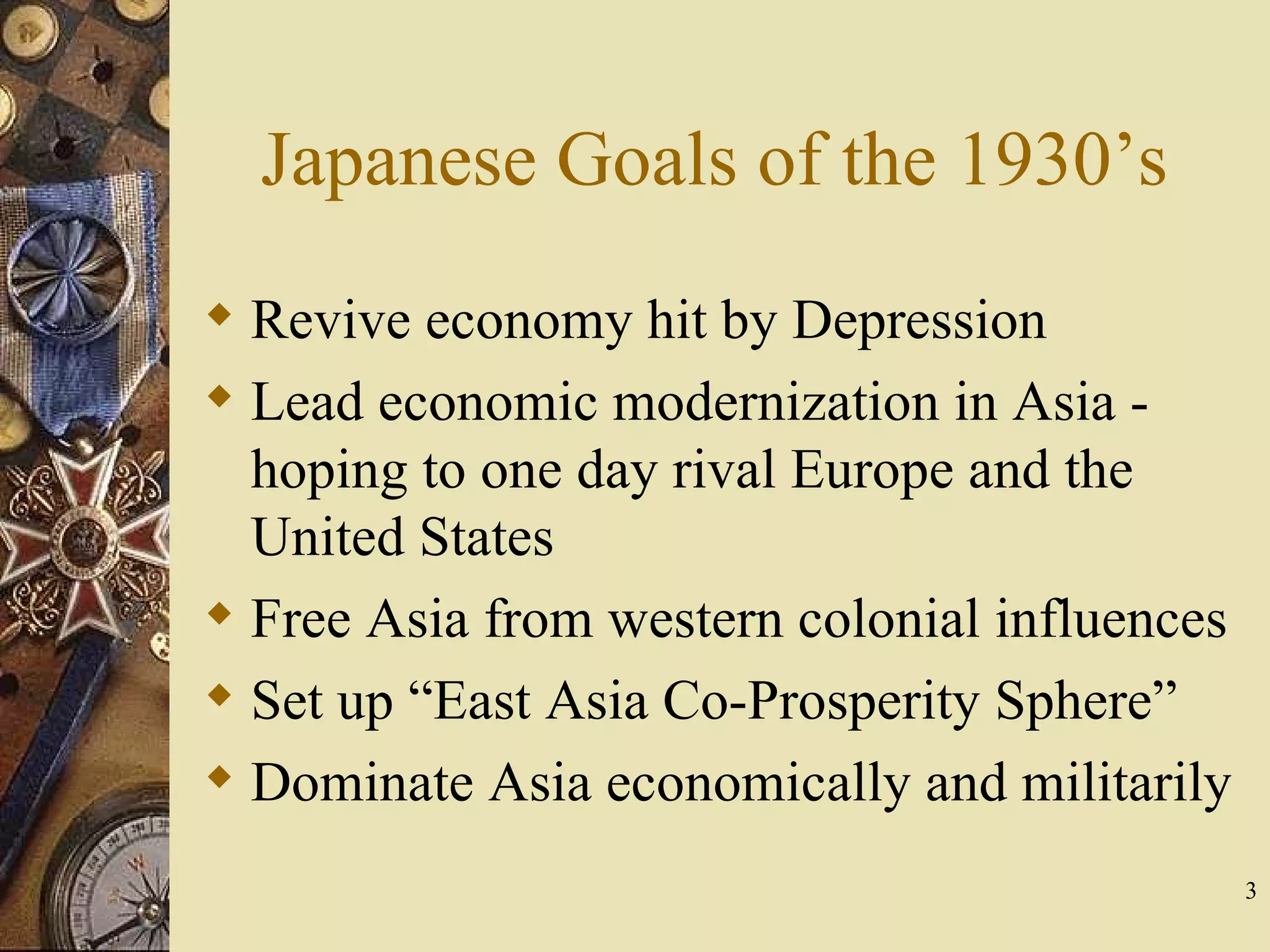 Japanese Militarism in WWII | PPT