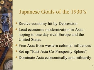 Japanese Militarism in WWII | PPT