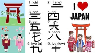 Japanese numbers 1 - 10 | PPTX