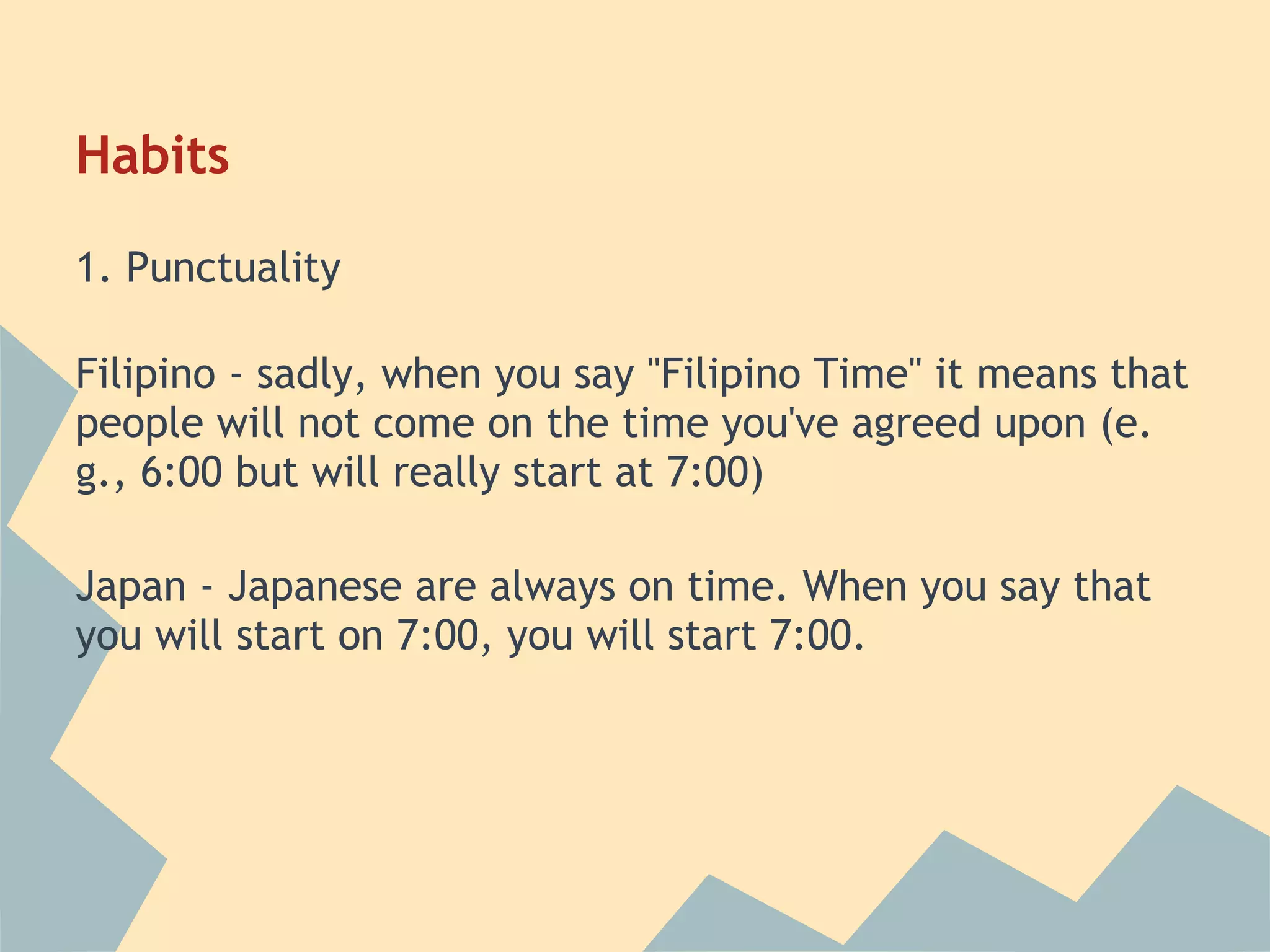 Japanese and filipino culture | PDF