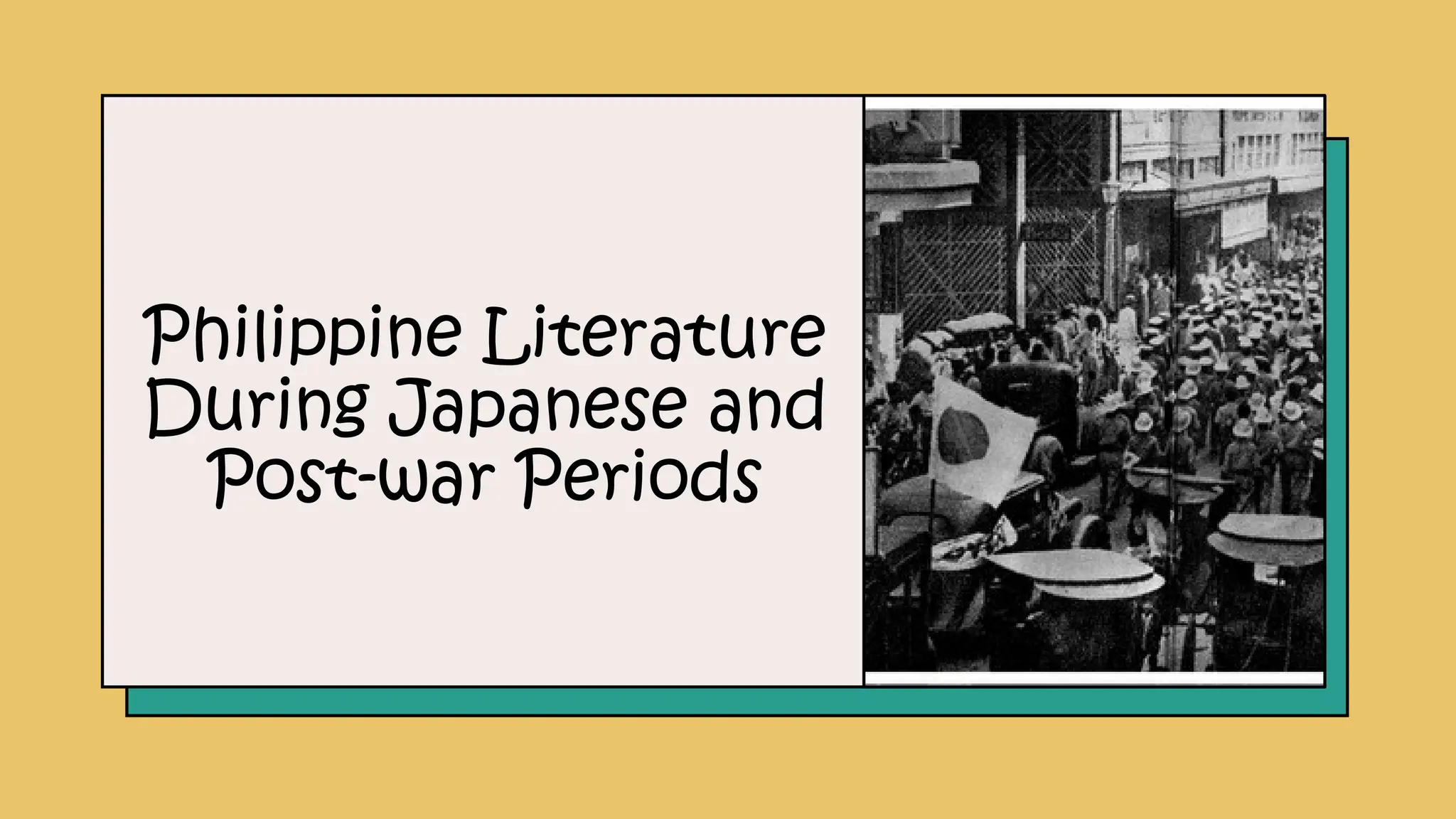 literature during the Japanese and Post-war period.pptx