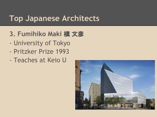 Japanese architects | PDF