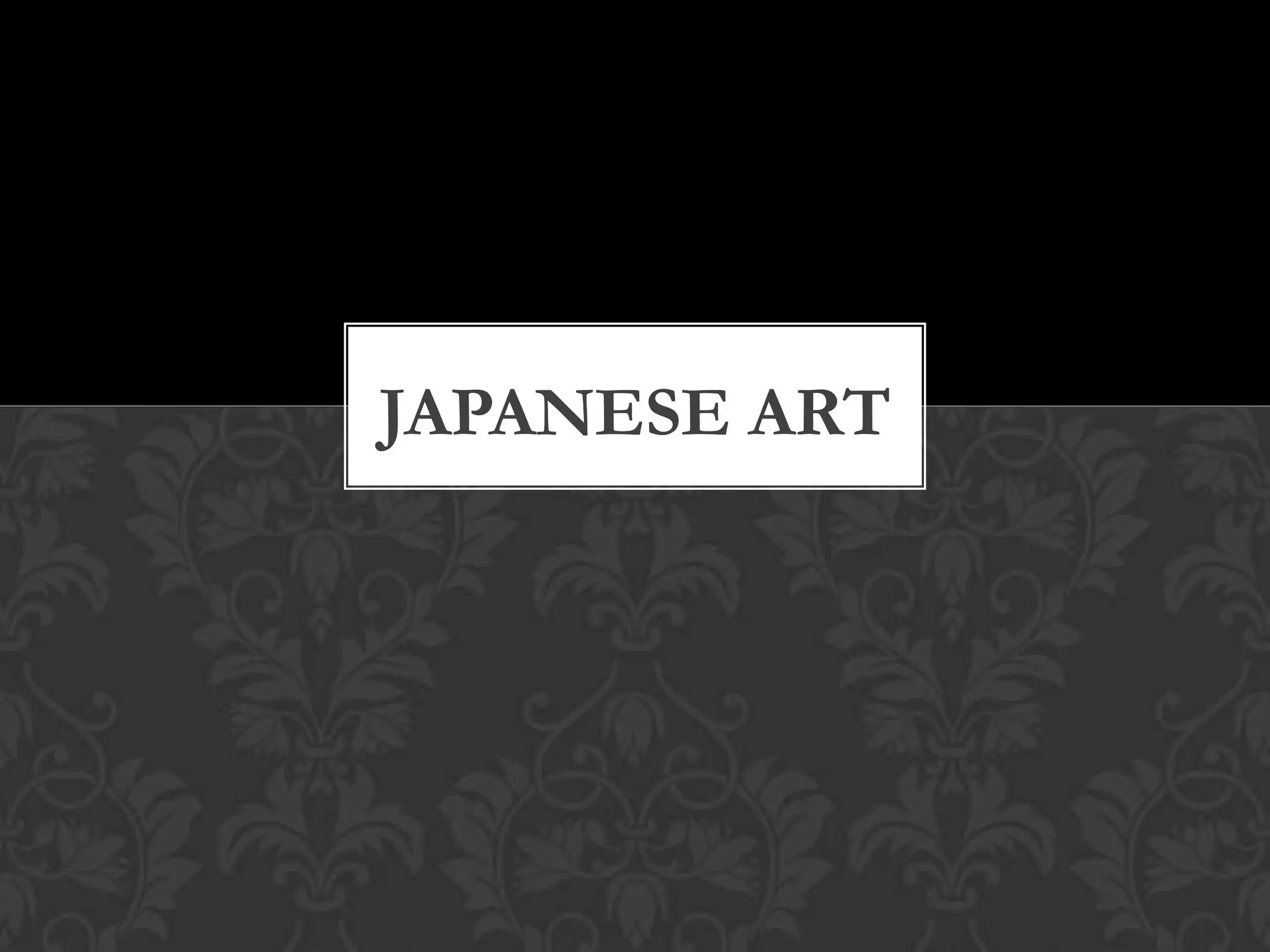 Japanese art | PPTX