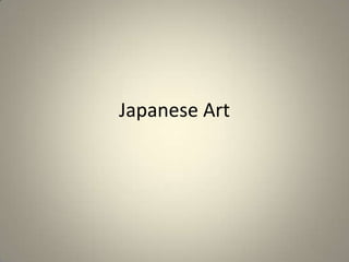 Japanese art | PPTX