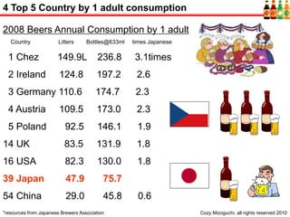 Japanese beer market + some mktg featuring entertainments | PDF
