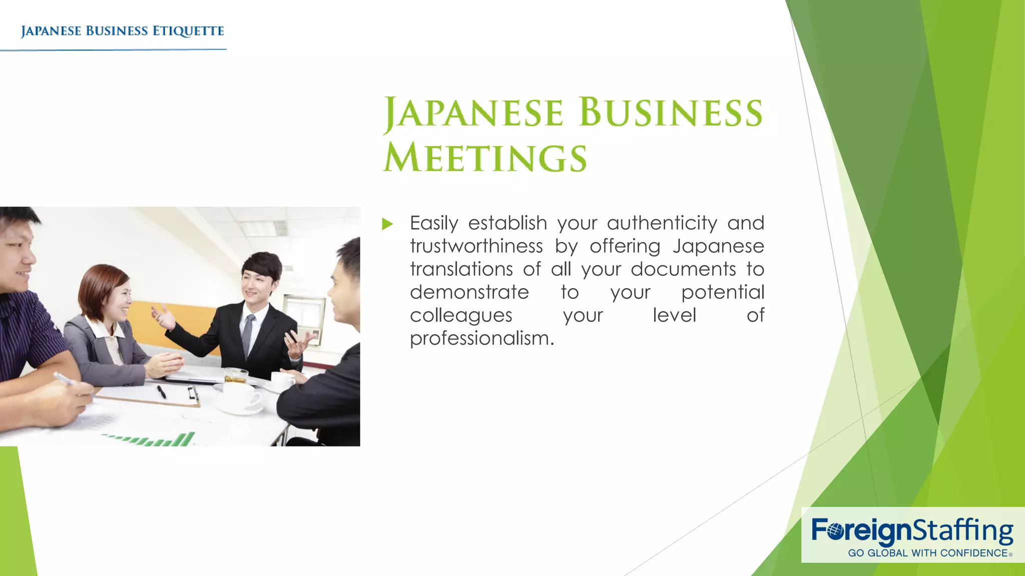 Japanese Business Etiquette | PDF