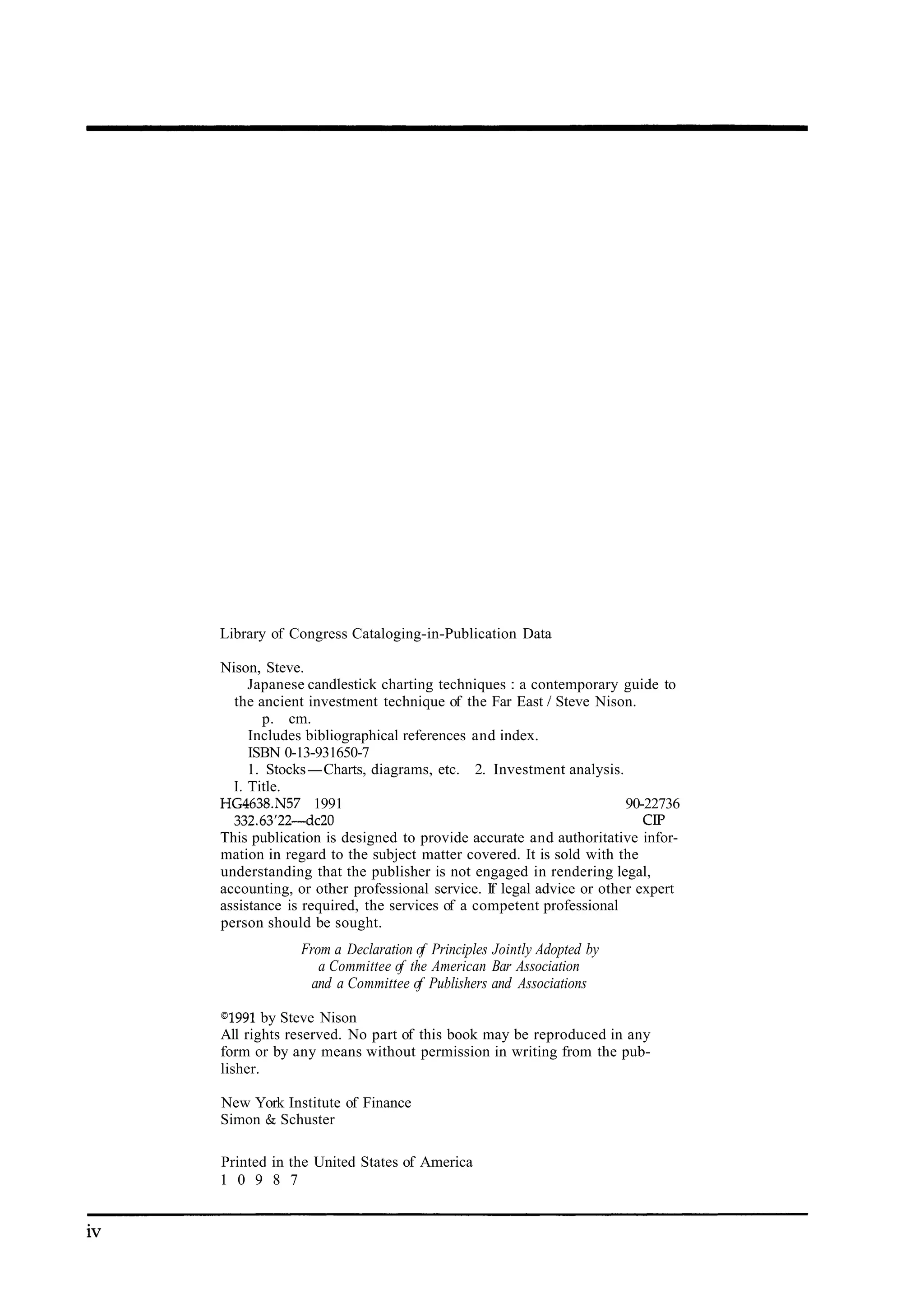 Japanese candlestick charting techniques by steve nison | PDF