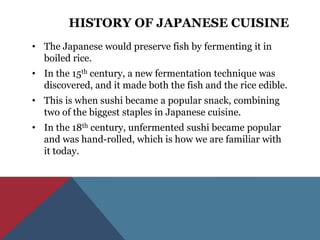 Japanese Cuisine | PPTX