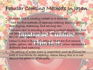 Japanese culinary traditions | PPTX