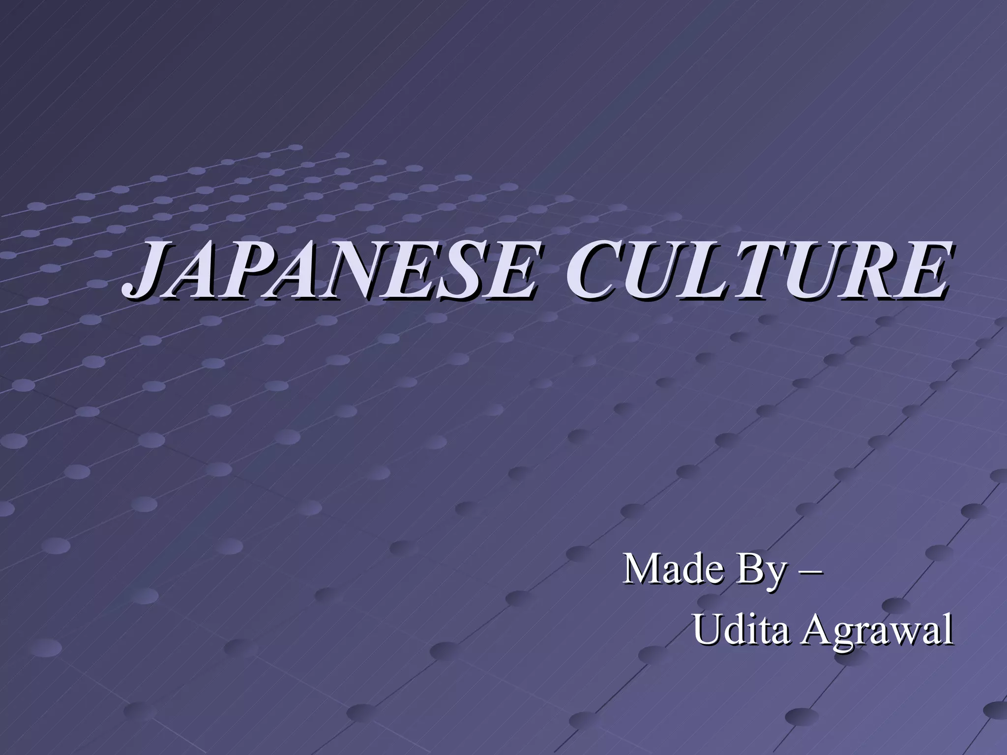 Japanese culture | PPT