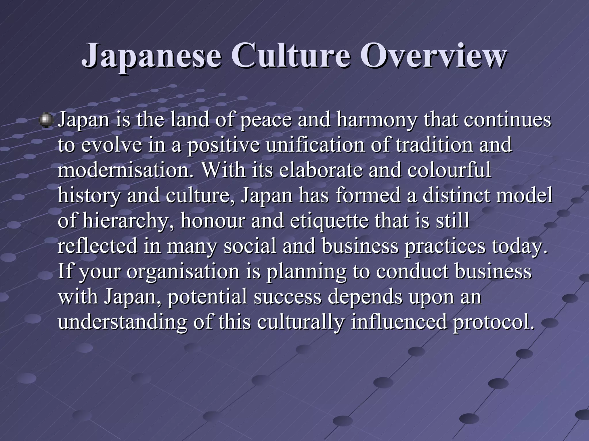 Japanese culture | PPT