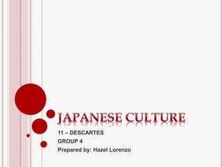 Japanese culture | PPTX