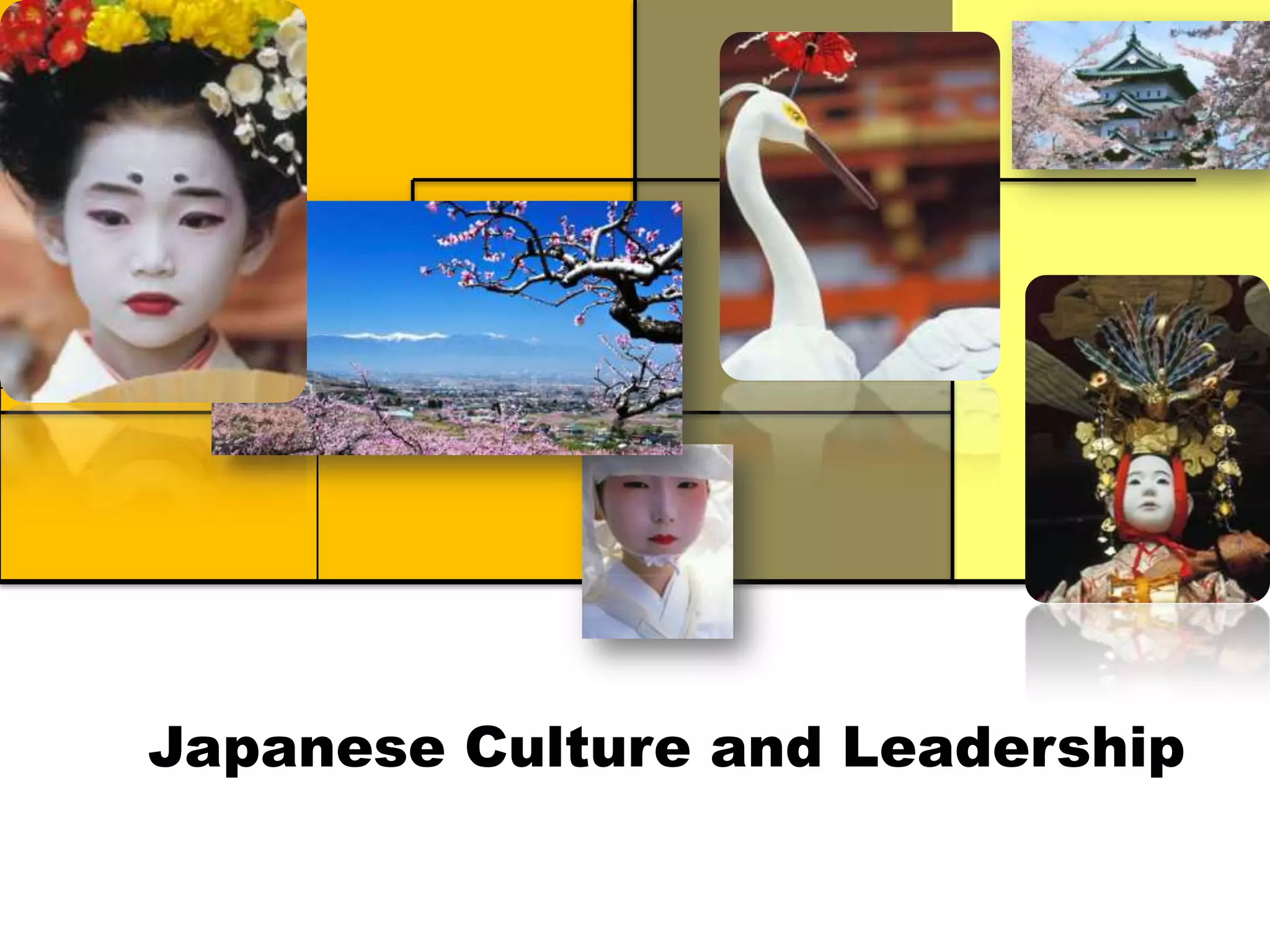 Japanese culture and leadership slideshare | PPTX