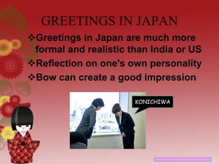 JAPANESE CULTURE & BUSINESS ETIQUETTE | PPT