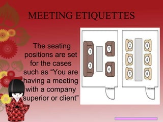 Japanese Business Meeting Seating