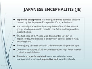 Japanese Encephalitis in India : Transmission dynamics & Control ...