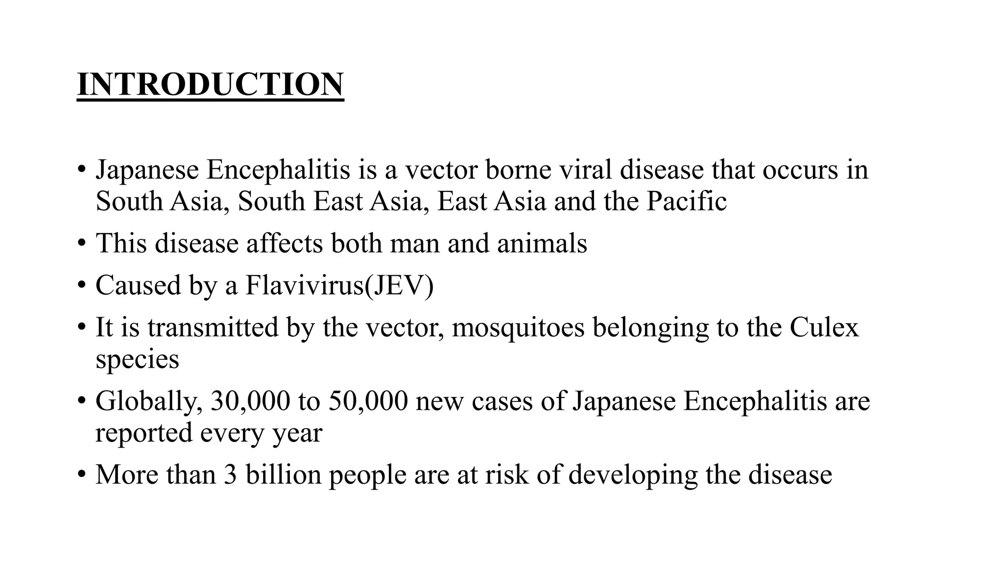 Japanese encephalitis | PPTX