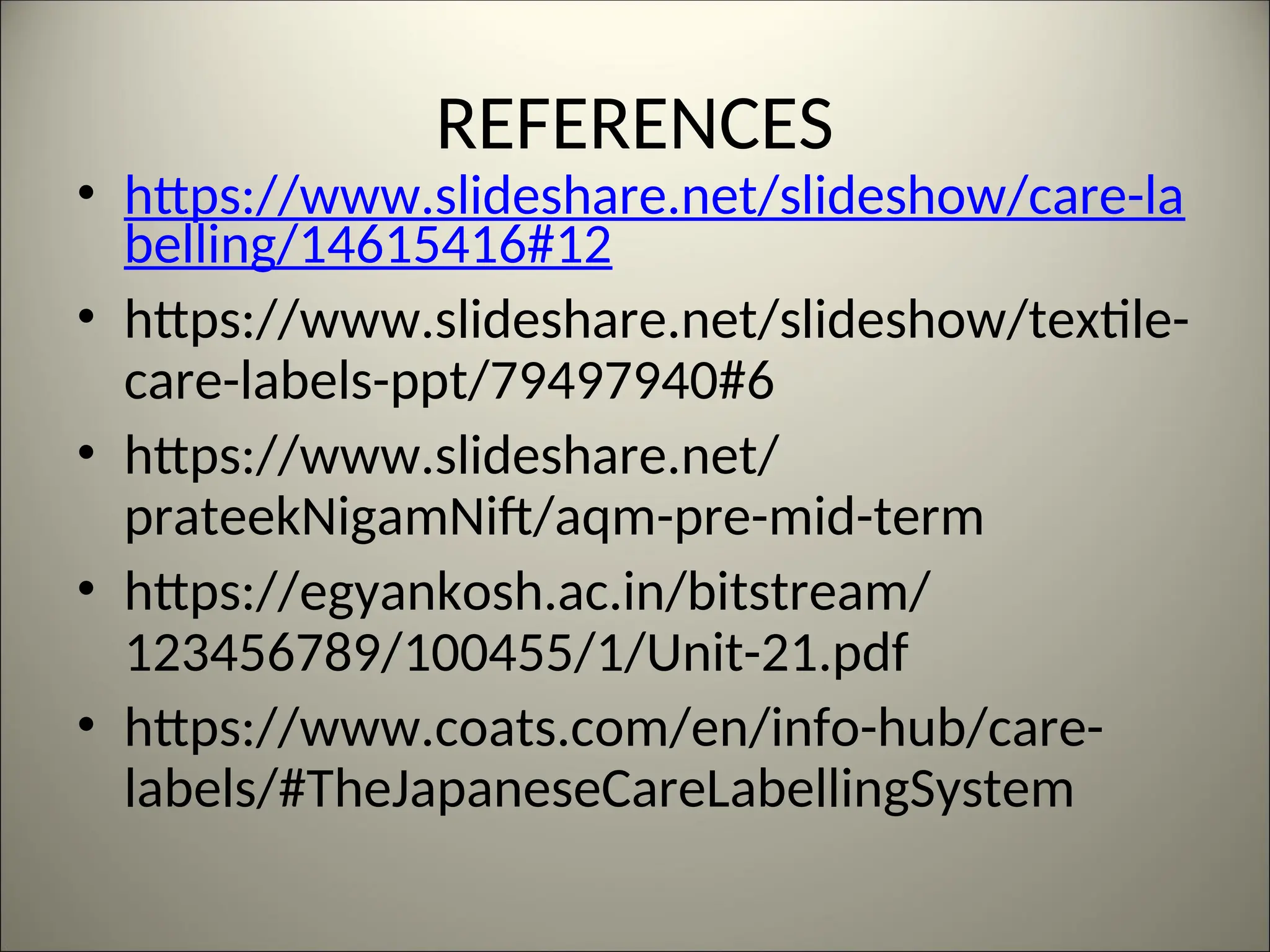 JAPANESE, EUROPEAN AND CANADIAN CARE LABELLING SYSTEM.ppt