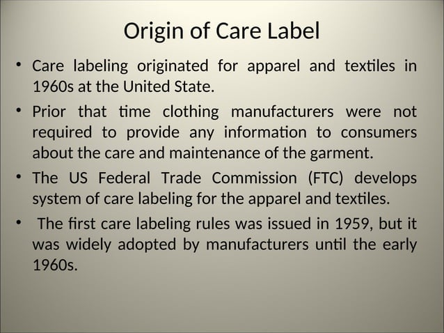 JAPANESE, EUROPEAN AND CANADIAN CARE LABELLING SYSTEM.ppt