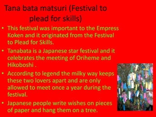 Japanese festivals | PPTX