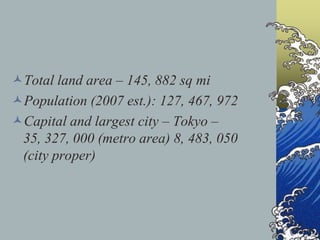 Geography of Japan | PPTX