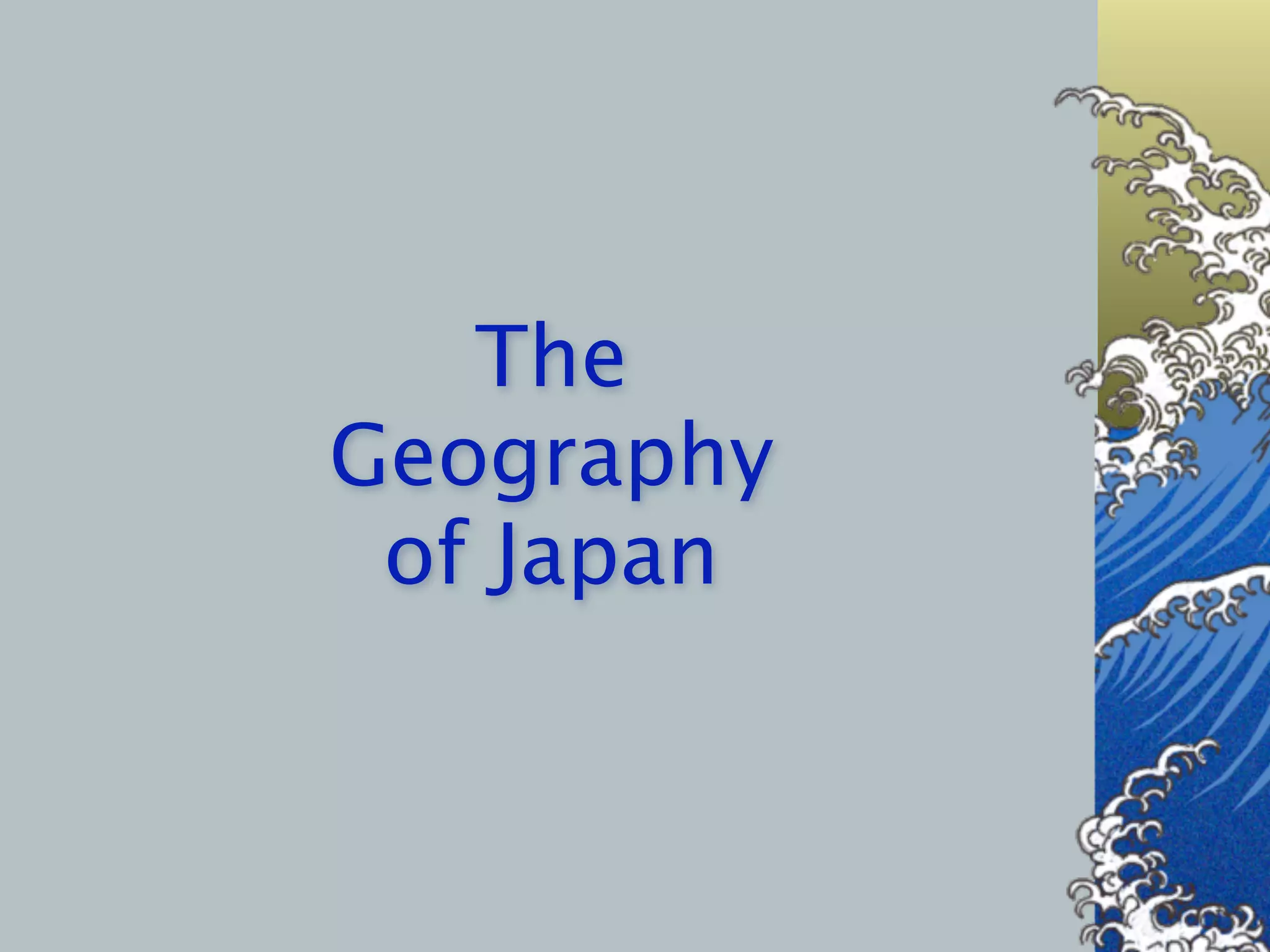 Japanese Geography | PPT