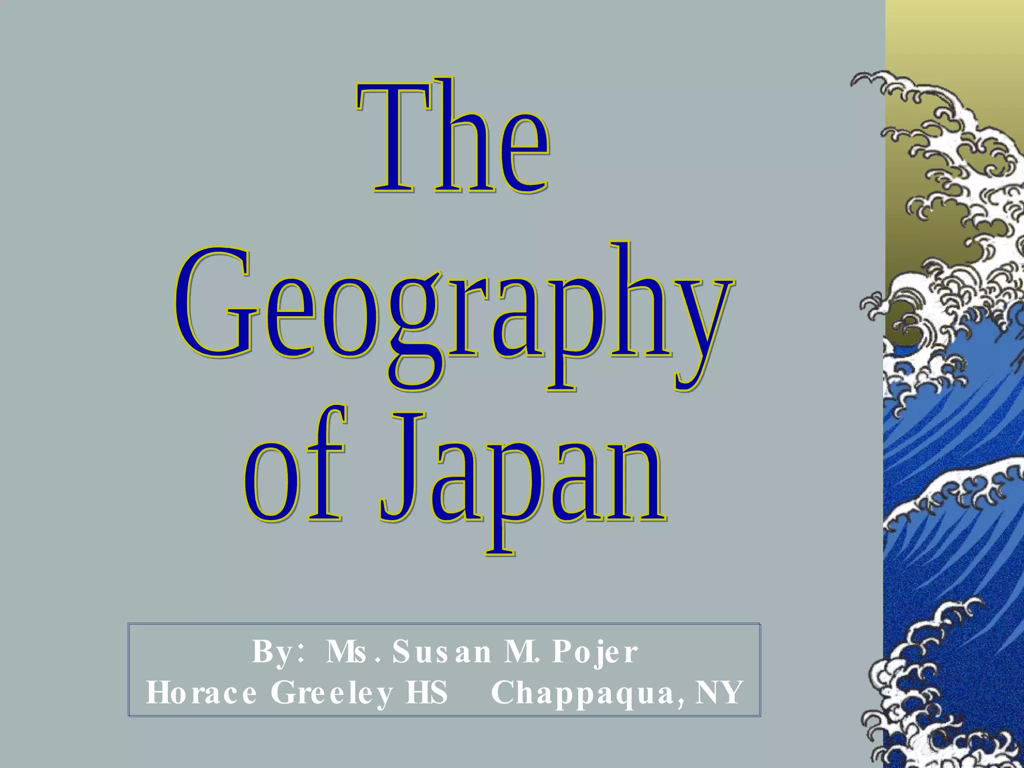 Japanese Geography P Pt | PPT