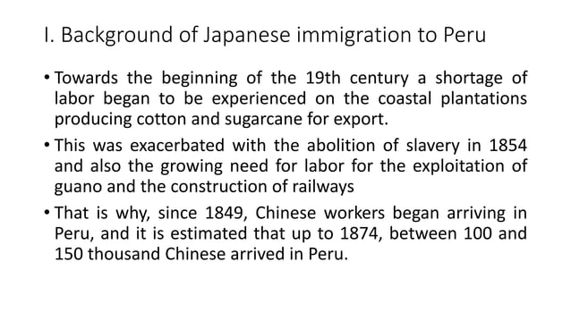 Japanese immigration to peru | PPT