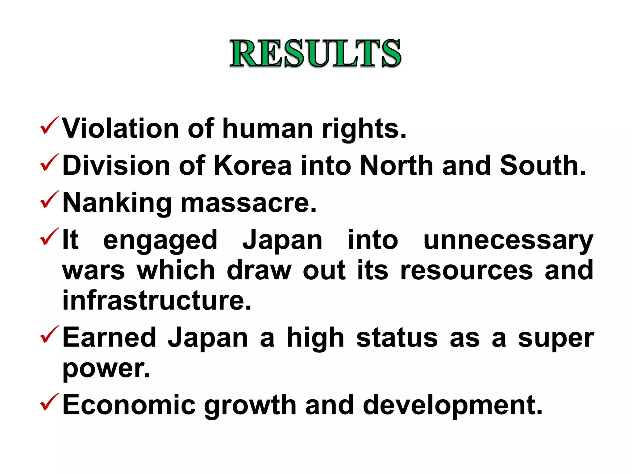 Japanese imperial conquest | PPTX