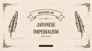 JAPANESE IMPERIALISM: Japan during Age of Imperialism | PDF