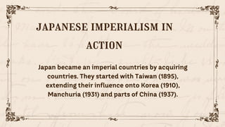 JAPANESE IMPERIALISM: Japan during Age of Imperialism | PDF