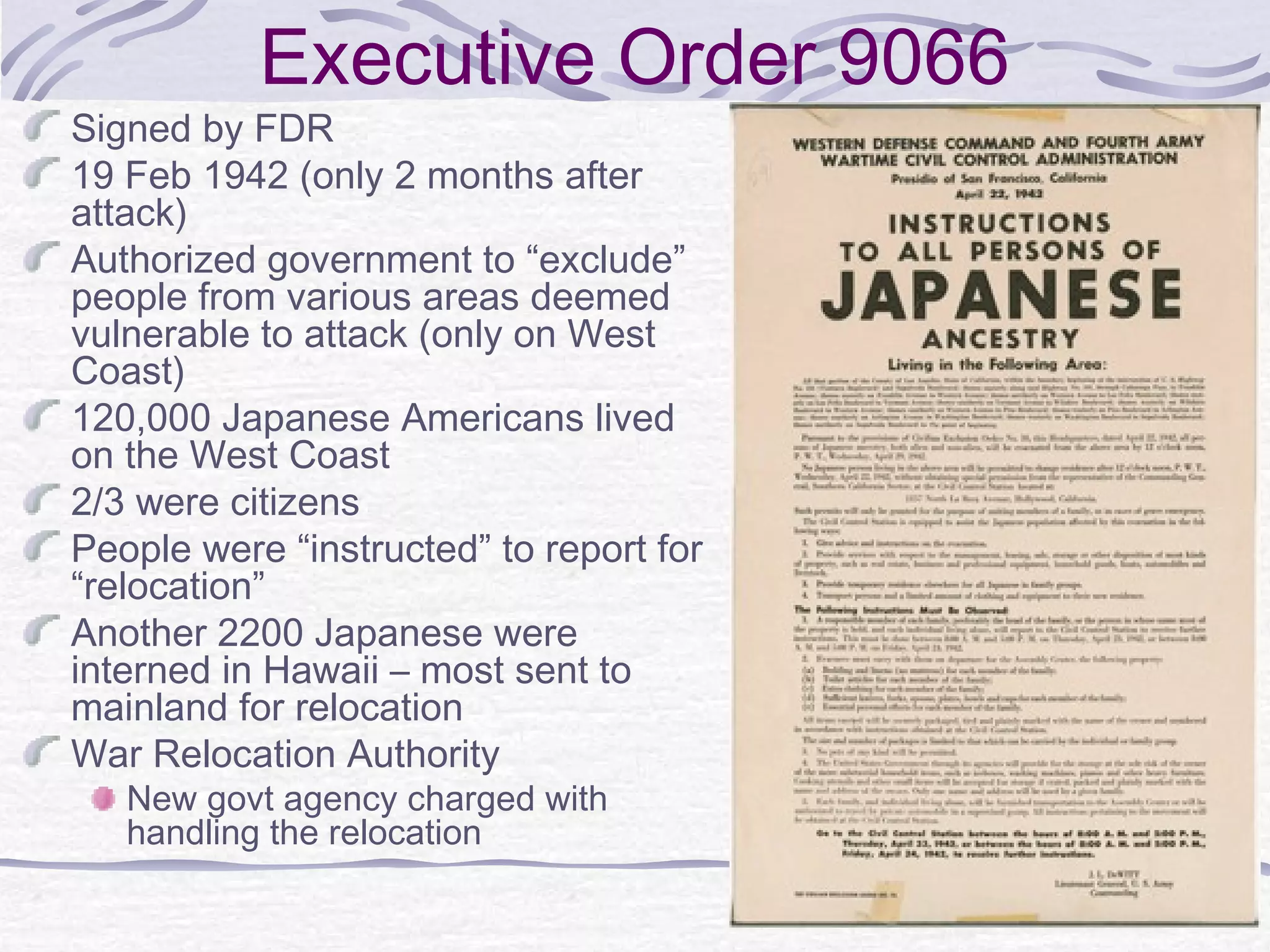 Japanese internment | PPT