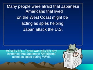 Japanese internment camps | PPT