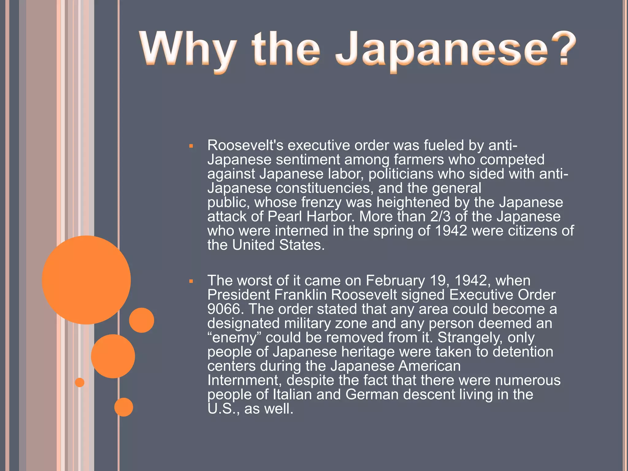 Japanese Internment Power Point | PPTX