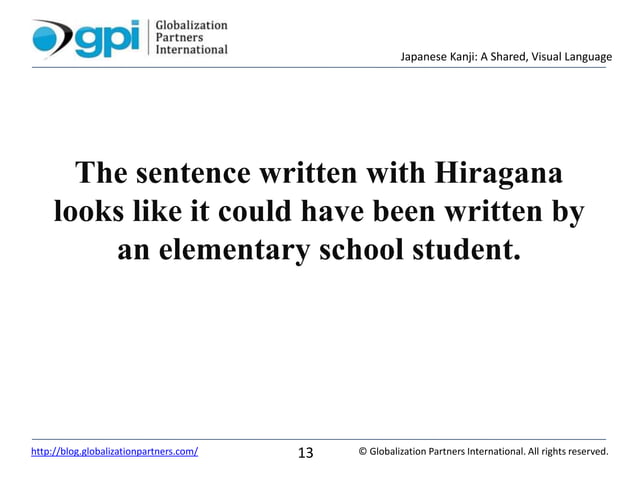 Japanese Kanji: A Shared, Visual Language | PPT