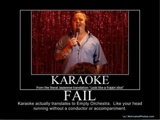 Japanese karaoke presentation | ODP