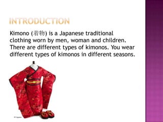 Japanese kimono | PPTX | Women\'s Outerwear | Women\'s Clothing