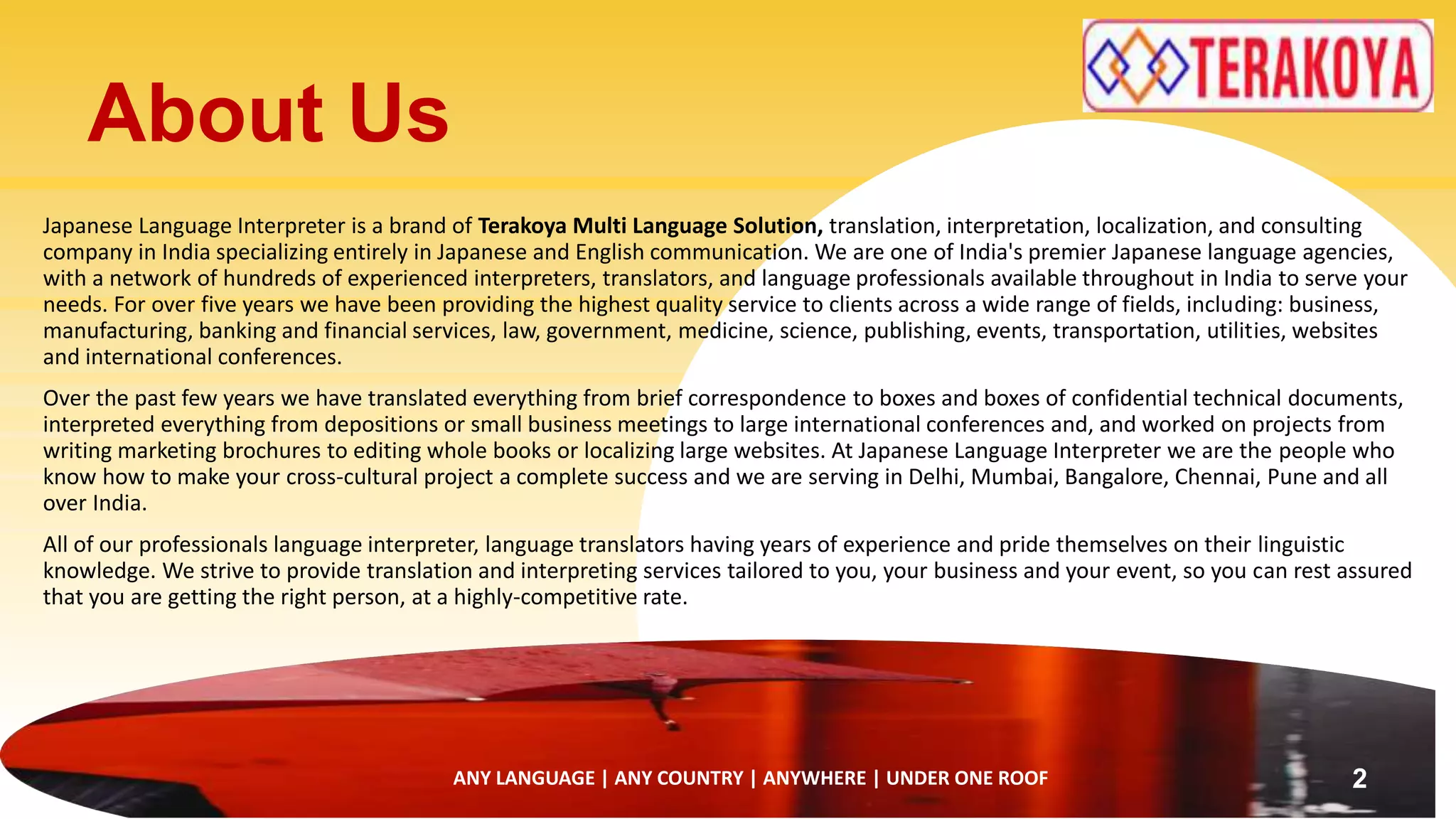 Japanese language interpreter | PPT