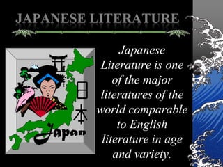 Japanese literature | PPTX