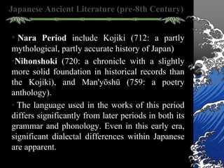 Ancient Japanese Literature