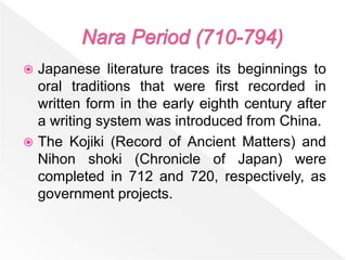Japanese literature | PPTX