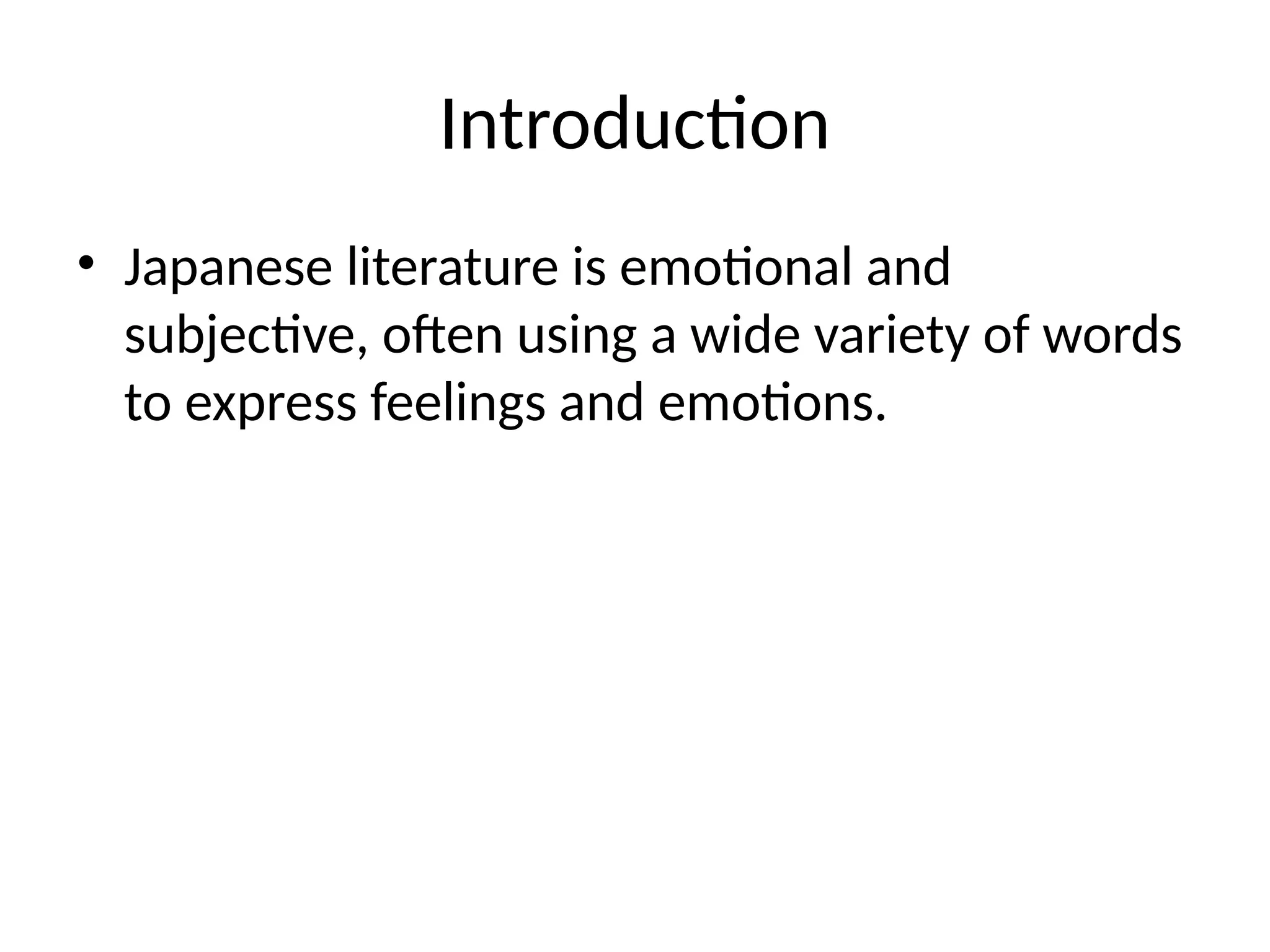 Japanese Literature ppt for students.ppt