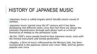 Japanese music | PPT