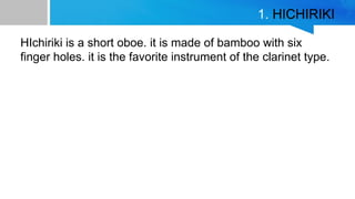 Japanese musicalinstrument | PDF