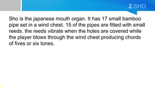 Japanese musicalinstrument | PDF