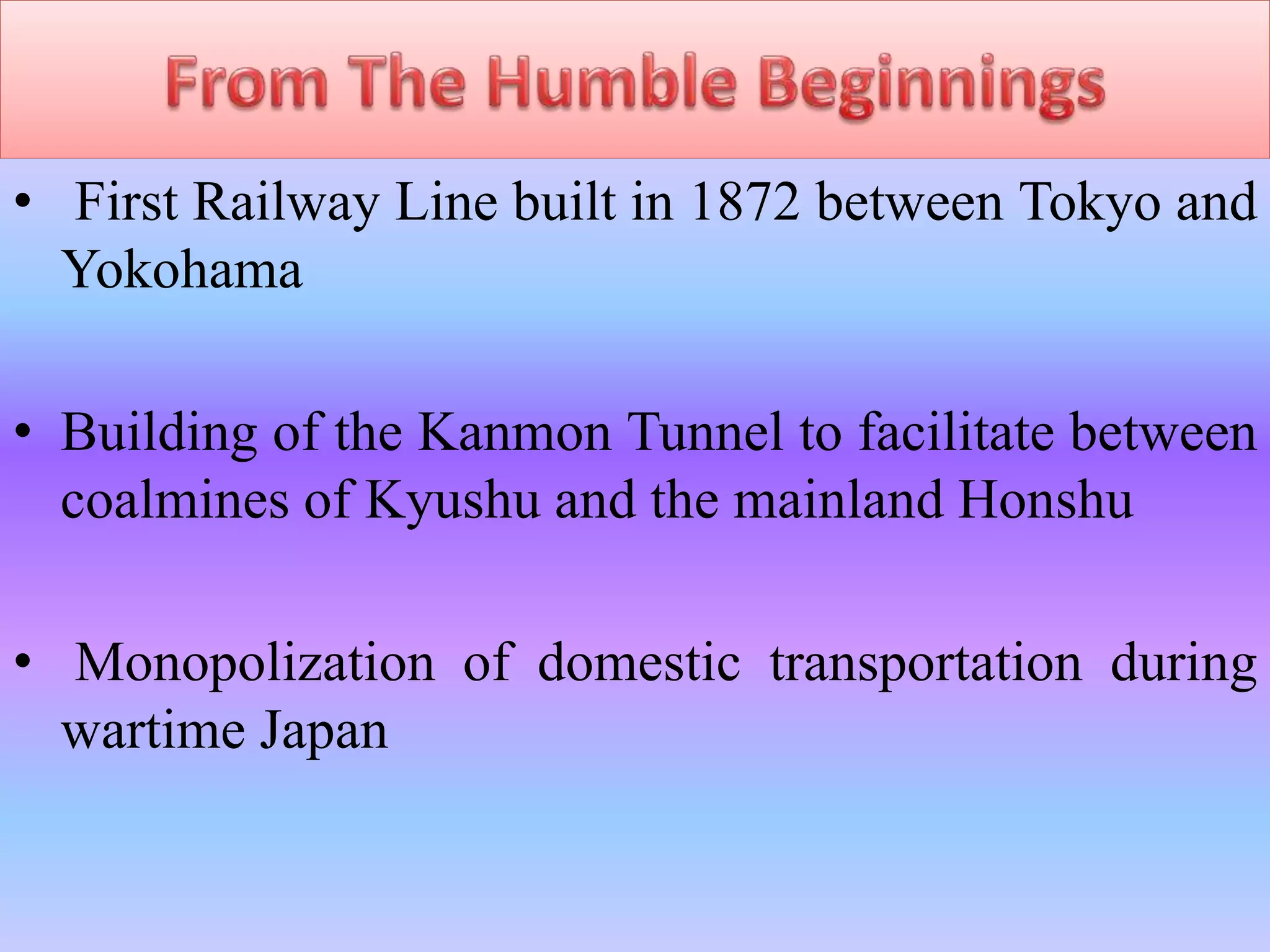 Japanese national railways | PPTX